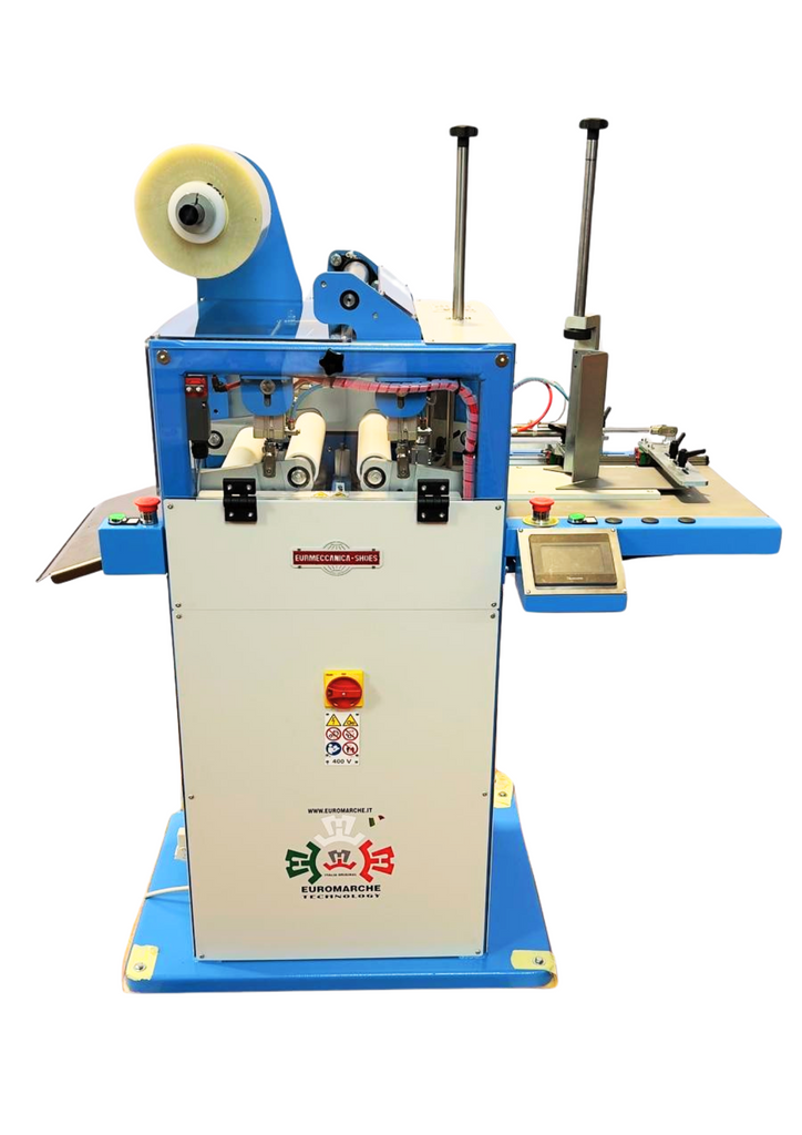 AP 2000 machine for application of protective film on loose soles ...